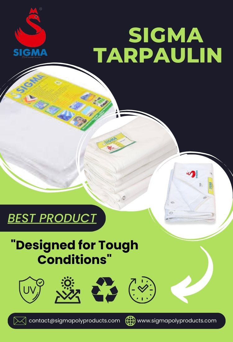 SIGMA Waterproof Tarpaulin 230 GSM White (HDPE) – Sigma Poly Products